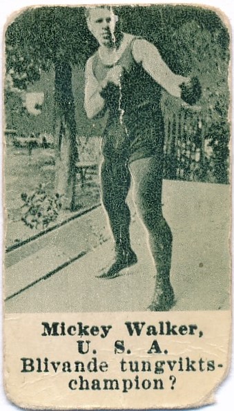 Äldre Boxningsbilder: Mickey Walker